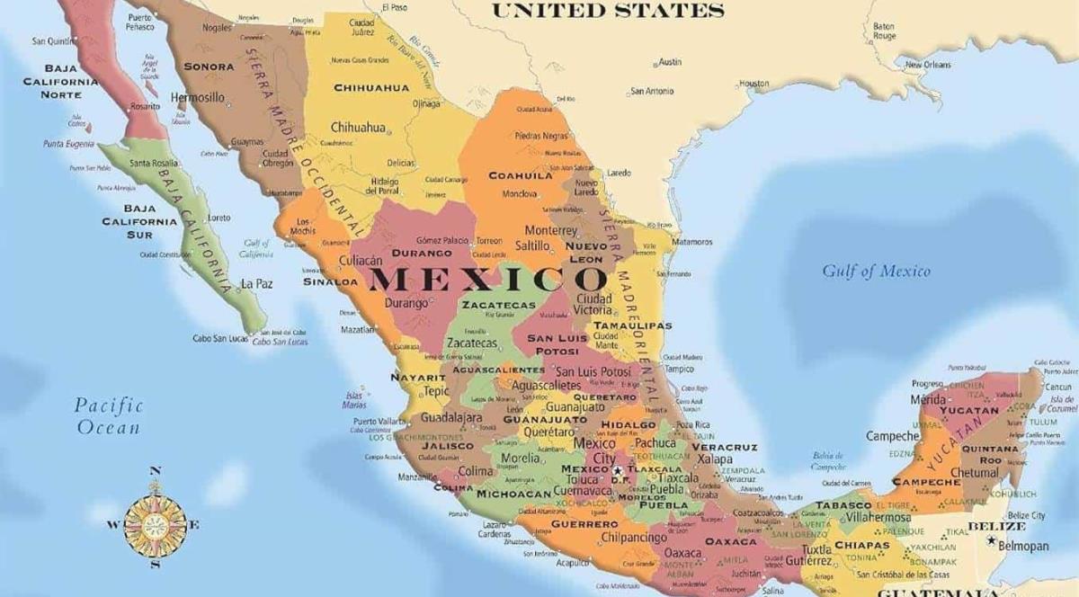 Capitales de los 32 estados de México en orden alfabetico | Tus Buenas ...