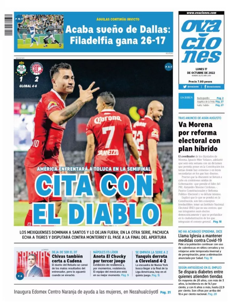 Portadas de los principales diarios nacionales de México | Tus Buenas ...