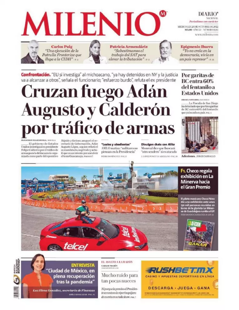 Portadas de los principales diarios nacionales de México | Tus Buenas ...